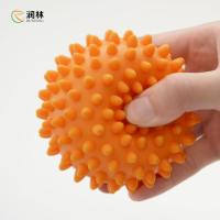 China Indoor Yoga Massage Rubber Ball Spiky Massage Gym Ball for sale