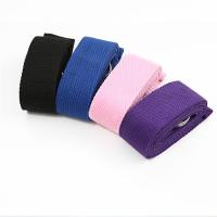 China Polyester Cotton Yoga Strap Belt Stretching Non Toxic for sale