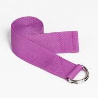 China Polyester Cotton Yoga Strap Belt Stretching Non Toxic for sale