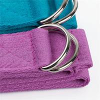 China Polyester Cotton Yoga Strap Belt Stretching Non Toxic for sale