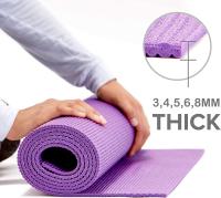 China Thick Exercise Pvc Rubber Custom Printed Yoga Mat Printing Fitness Equipment for sale