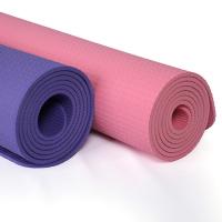 China Cuboid Anti Tears 4mm TPE Pvc Yoga Mat For Gymnastics Pilates for sale