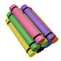 China OEM Non Slip EVA Yoga Mat 4mm 6mm With Carry Bag for sale