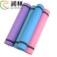 China OEM Non Slip EVA Yoga Mat 4mm 6mm With Carry Bag for sale
