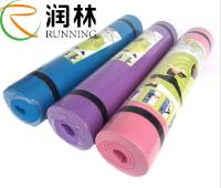 China Waterproof Memory Foam EVA Yoga Mat 4mm 5mm 6mm For Home Travel for sale
