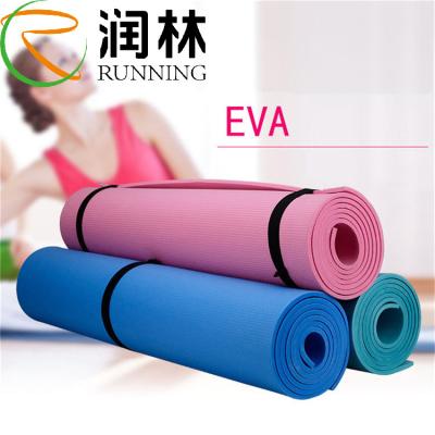 China Home Exercise Gym Workout Sports Thick EVA Foam Yoga Mat Anti Slip for sale