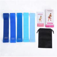 China Custom Printed Logo Yoga Stretch Band Latex Exercise Mini Loop Band for sale