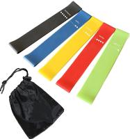 China Legs and Butt Resistance Loop Bands Anti Slip Circle Fitness Band Elastic for sale
