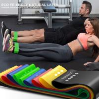 China Sport Fitness Rubber Elastic Loop Bands Training Yoga Gym Latex Resistance Bands for sale