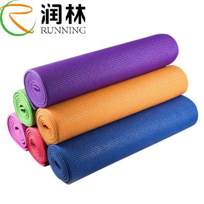 China Cleaner Private Fitness Material Pvc Yoga Mat Eco Friendly 5mm 6mm for sale