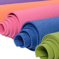 China Cleaner Private Fitness Material Pvc Yoga Mat Eco Friendly 5mm 6mm for sale