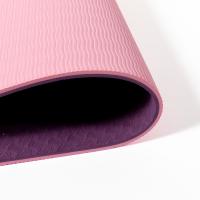 China SPORTS Thick Tpe Yoga Mat Non Slip Logo customized With Strap for sale