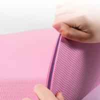 China SPORTS Thick Tpe Yoga Mat Non Slip Logo customized With Strap for sale