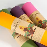 China Home Exercise TPE Yoga Mat Anti Skid ECO Friendly 1830 * 610 * 6mm for sale