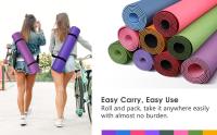 China Compressive Easy TPE Yoga Mat Foldable Shock Absorbing Eco Friendly for sale