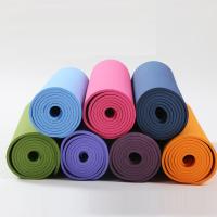 China High Density Exercise Gym TPE Yoga Mat Anti Slip ECO Friendly 3-10mm for sale
