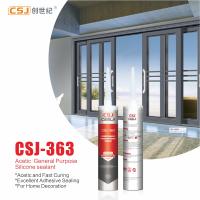 China General Purpose Acetic Silicone Sealant Fast Curing For Glass Adhesion for sale