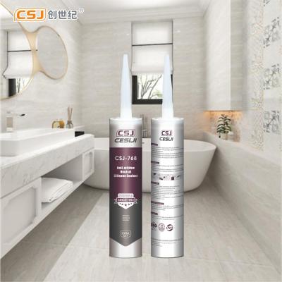 China Long Lasting Fungal Defense Neutral Curing Silicone Sealant For Damp Zones for sale