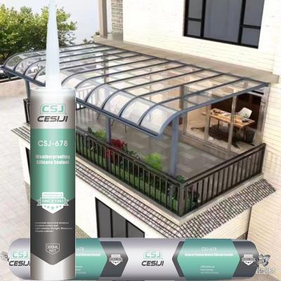 China High Adhesion Weatherproof Silicone Sealant No Primer Required Quick Setting for sale