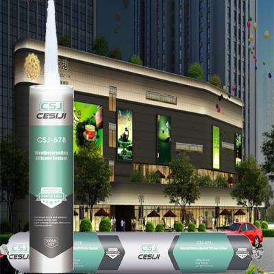 China Fast Extrusion Weatherproofing Silicone Sealant 250mL/min Colored Versions for sale