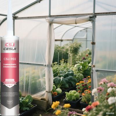 China UV Resistance Acetic Silicone Sealant For Curtain Wall And Glass Roofing for sale