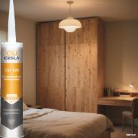 China Fast Cure Acetic Silicone Sealant For Glass Windows And Construction for sale