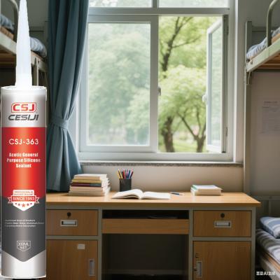 China Acetic GP Silicone Sealant For Family Decoration Material Bonding for sale