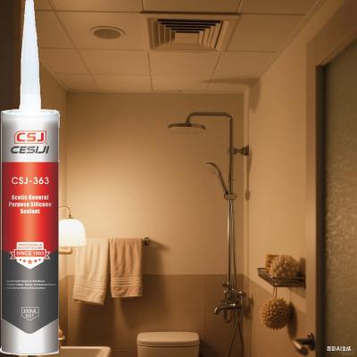 China Quick Drying Acetic Silicone Sealant Meets JC/T485 - 2007 For Surface Bonding for sale