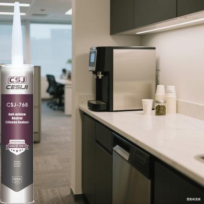 China Kitchen Mildew Resistant Silicone Sealant For Humid Temperature & Sanitary Areas for sale