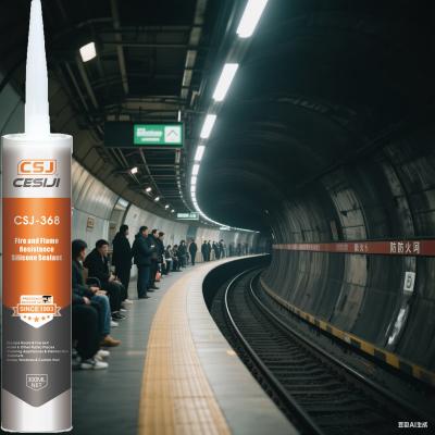 China Weatherproof Fire Resistant Silicone Sealant For Hotel Theatre Moisture Proof for sale