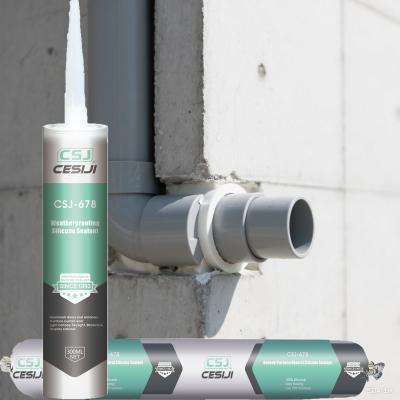 China Flexible Weatherproofing Silicone Sealant UV Ozone Resistant For Concrete for sale