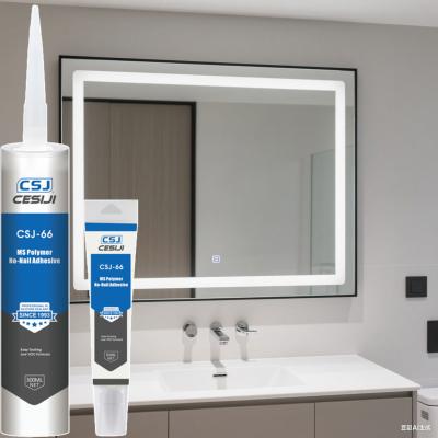 China MS Polymer No Nail Adhesive For Shelves Mirrors Frames Installation for sale