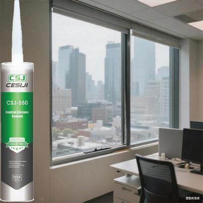 China Non Corrosive Neutral Cure Silicone Sealant For Doors Sealing for sale