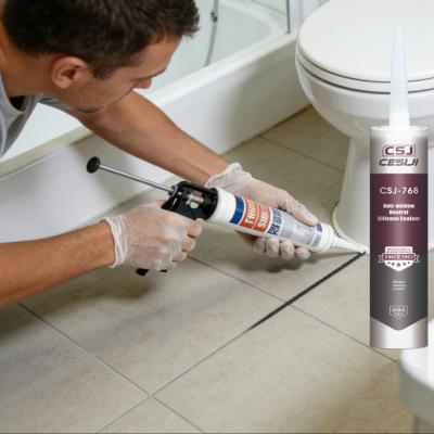 China Mold-Resistant Neutral Cure Silicone Sealant – Specially Formulated for Bathrooms, Kitchens & Humid Toilets for sale