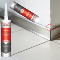 China High-Elastic Acetic Cure Adhesive Sealant 300mL - Compatible with PVC Construction Materials and Steel for sale