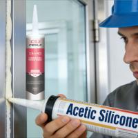 China High-Speed Drying Acetic-Type Silicone Sealant – Industrial Weatherproof for Aluminum Window Frames and Glazing for sale