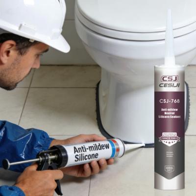 China Mildew-Resistant Neutral-Cure Silicone Sealant – Perfect for Bathrooms, Kitchens & High-Humidity Environments for sale