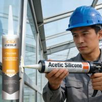 China High-Adhesion Multi-Purpose Acetic-Cure Silicone Sealant – Extreme Weather Resistance & Long-Lasting Glass Bonding for sale