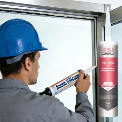 China High-Speed Drying Acetic Silicone Sealant – Industrial-Grade Weatherproof for Aluminum Window Frames & Glazing for sale