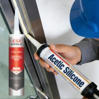 China GP General-Purpose Acetic-Cure Silicone Sealant 300mL for Bonding and Sealing PVC and Steel for sale