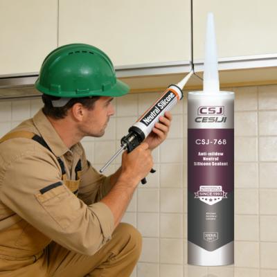 China Mildew-Resistant Neutral-Cure Silicone Sealant – Ideal for Bathrooms, Kitchens & High-Humidity Areas for sale
