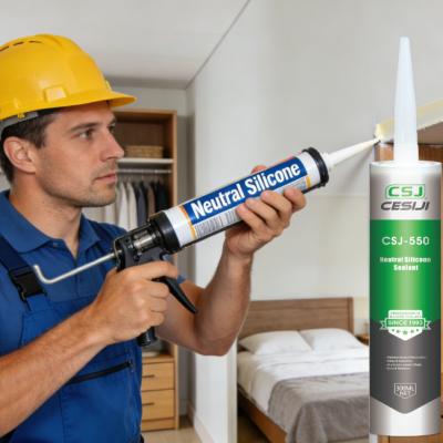 China GP General-Purpose Neutral-Cure Silicone Sealant – A premium sealing solution for indoor sealing and window applications for sale