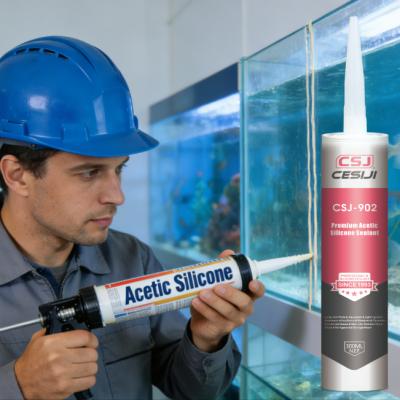 China High-Speed Drying Acetic Silicone Sealant – Industrial-Grade Weatherproof Sealant for Aluminum Window Frames & Glazing for sale