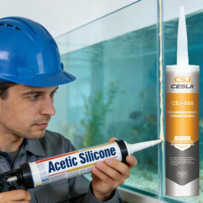 China High-Adhesion Multi-Purpose Acetic Silicone Sealant | Extreme Weather Resistance for Long-Lasting Glass Bonding & Sealing for sale