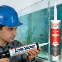 China General-Purpose 300ml GP Acetic-Cure Silicone Sealant – General Purpose for PVC & Steel Sealing Bonding for sale