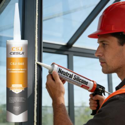 China Multi-Purpose Acetic Silicone Sealant with Superior Adhesion | Weatherproof for Long-Lasting Glass Sealing & Bonding for sale