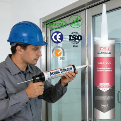 China High-Grade Acetic Silicone Sealant – Industrial-High Level Acetic Sealant for Aluminum Window Frames & Glazing for sale