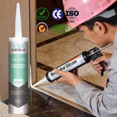 China Fast-Curing Weatherproof Silicone Sealant – Waterproof, UV Resistant for Exterior Wall & Outdoor Sealing for sale