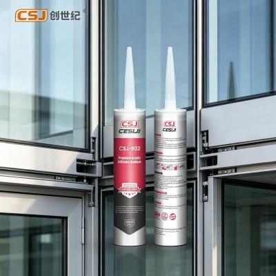 China Acetic Silicone Sealant Ideal For Expansion Joints And Sealing Of Construction for sale