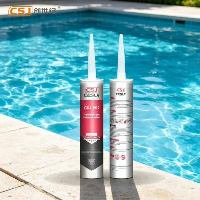 China Acetic Waterproof Silicone Sealant - For Swimming Pools, Fountains And Tanks for sale